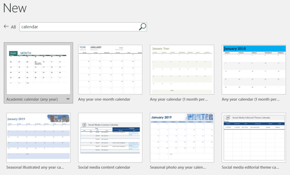 ᐉ Comment créer un model calendrier Excel | SOS Excel