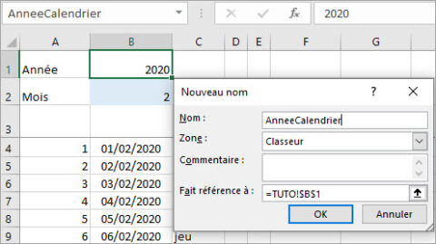 ᐉ Années Bissextiles Et Calendrier Automatique Sous Excel | SOS Excel