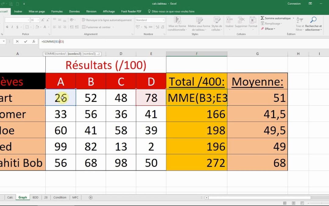 Comment Calculer Une Moyenne Sur Excel SOS Excel Comment Calculer Une Moyenne Sur Excel SOS Excel