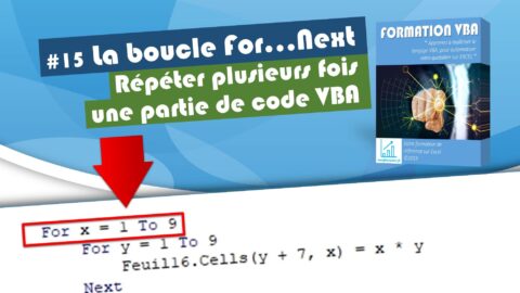 ᐉ Tout Savoir Sur Les Boucles For Next Et For Each En Vba | SOS Excel