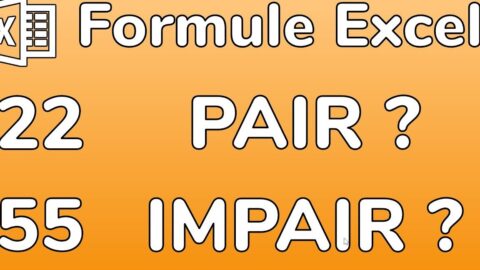 ᐉ Utiliser la fonction est.pair pour vérifier si une valeur est impaire ...